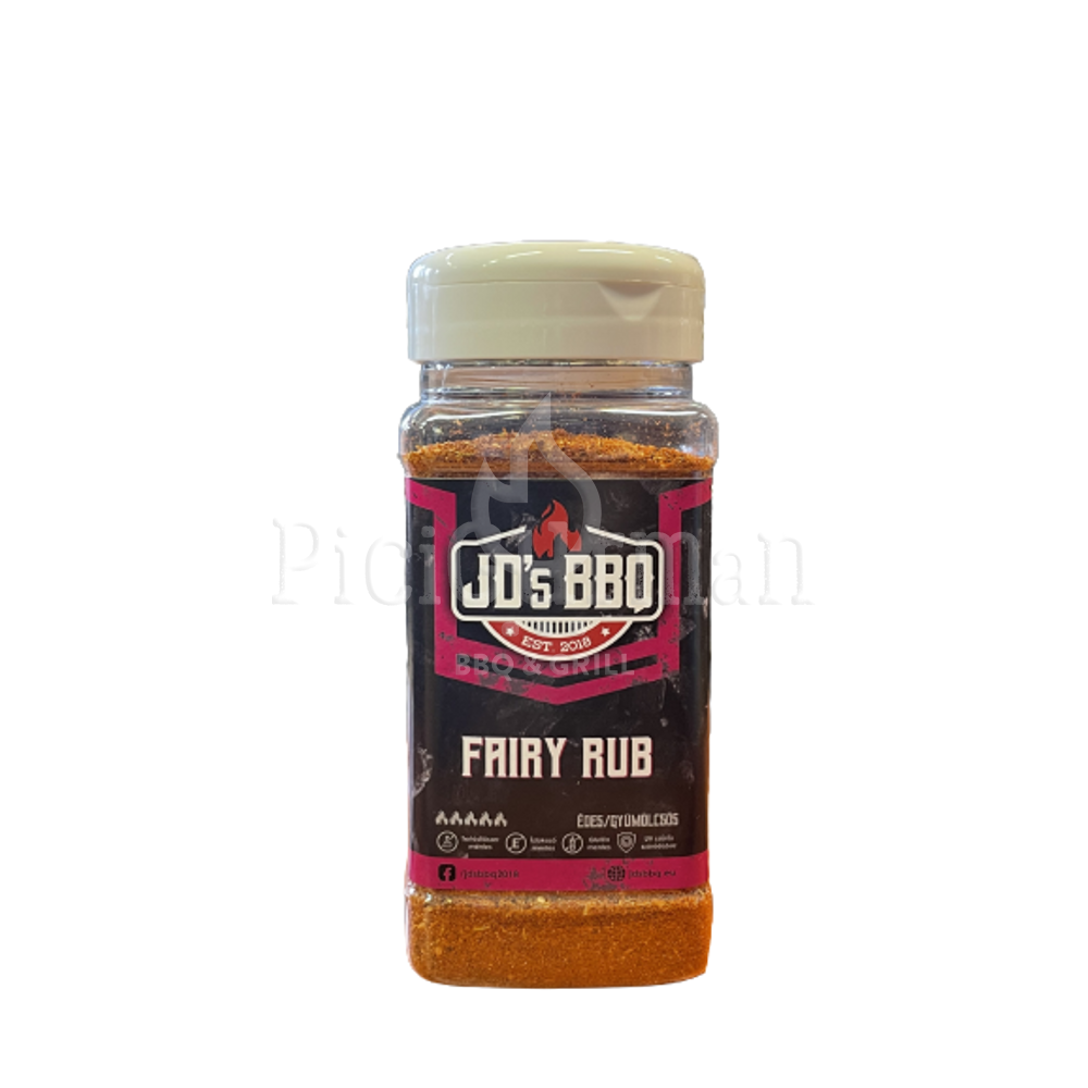 JD's BBQ Hungary Fairy Rub 300g szóródobozban - FŰSZERKEVERÉKEK, RUBOK ... JD's BBQ Hungary Fairy Rub 300g szóródobozban - FŰSZERKEVERÉKEK, RUBOK ...