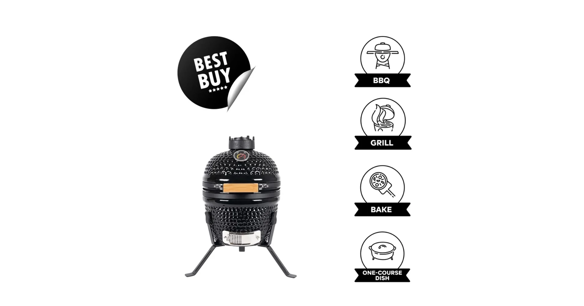 LIL' Deal Kamado grill MINI D27 - Lil' Deal Kamado - Picigurman BBQ ...