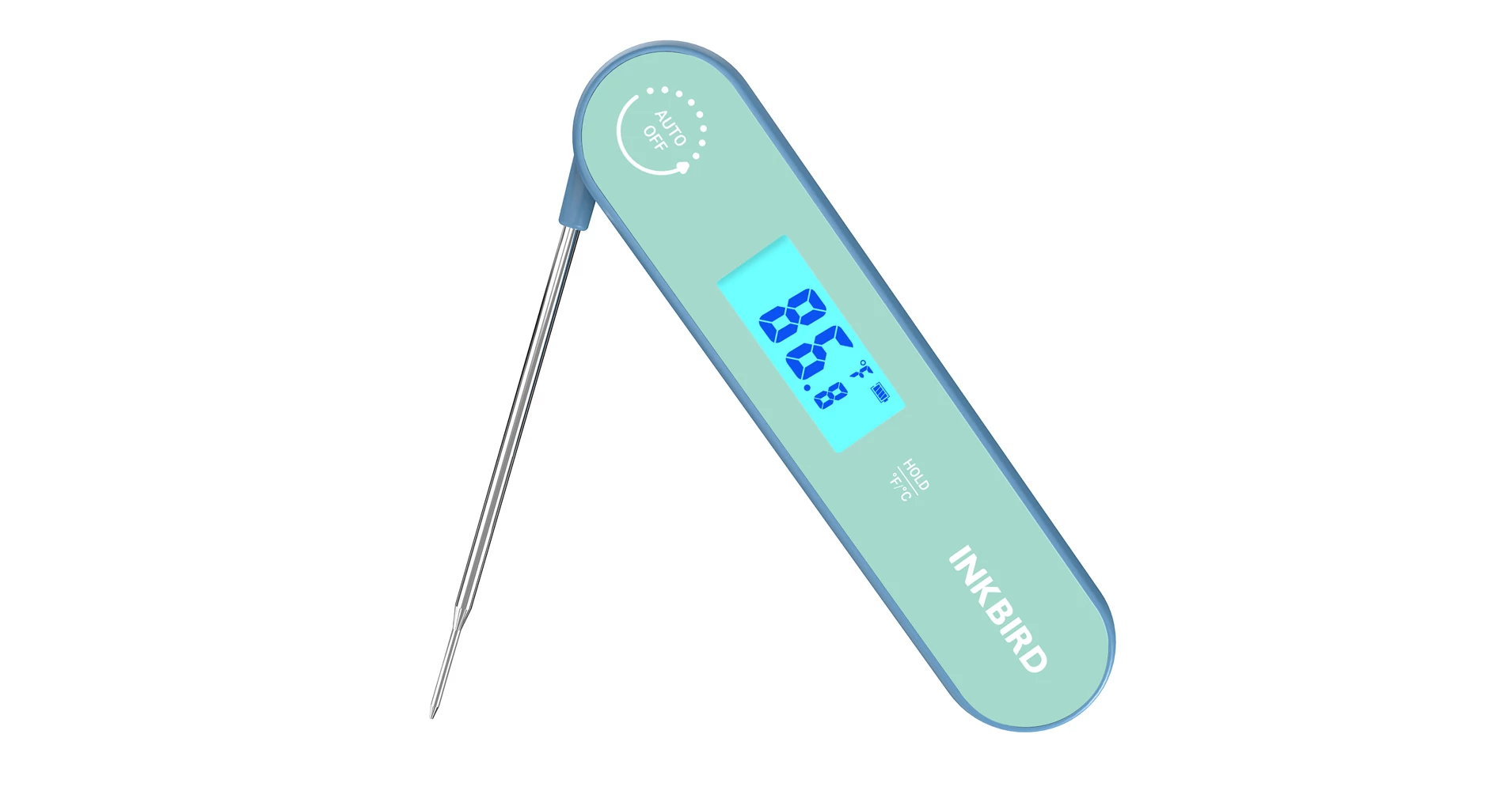 INKBIRD IHT-1K gyors digitális húshőmérő – 1 mp mérés, IP67, USB-C